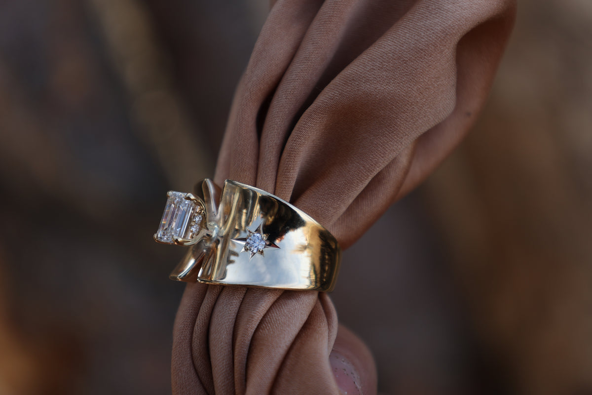 The Maverick Gold Ring – Meyers Silver